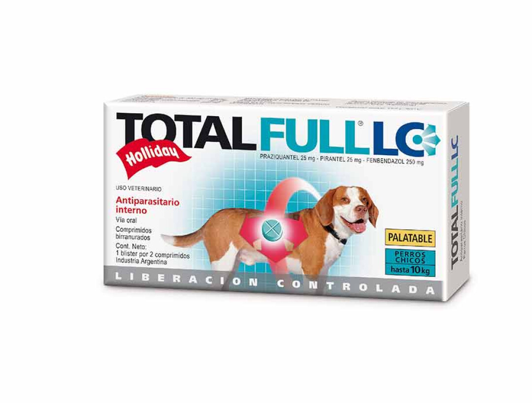 TOTAL FULL LC PERRO HASTA 10KG ANTIPARASITARIO INTERNO | Planet Shop